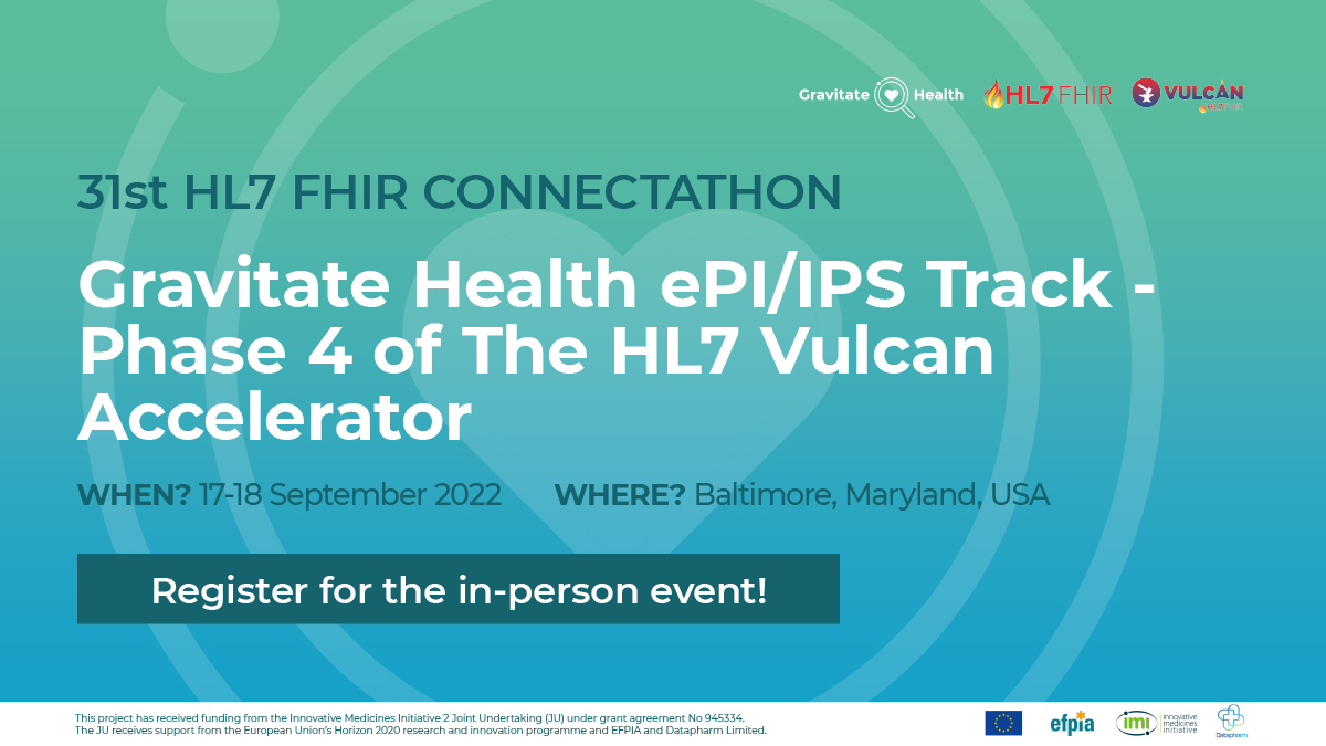 17-18.09.2022 | In-person only | HL7 VULCAN ACCELERATOR – GRAVITATE ...