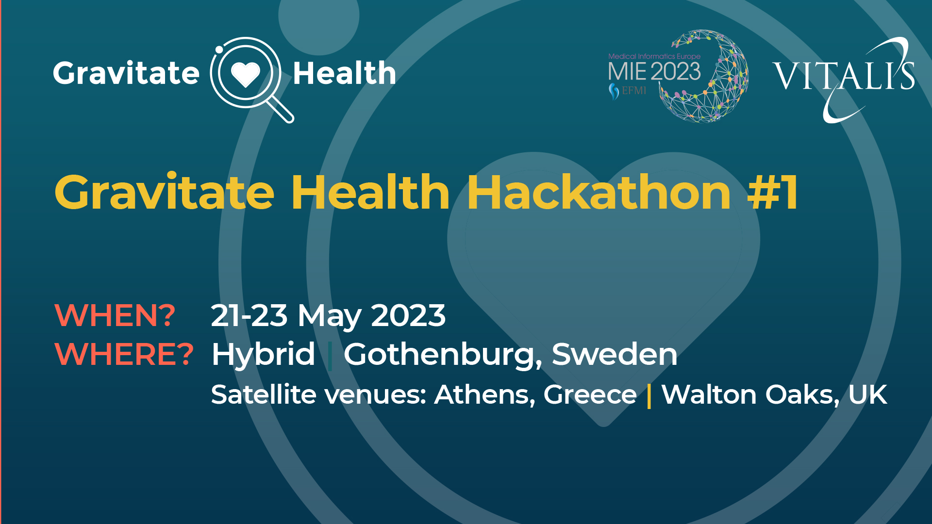 21-23.05.2023 | Gravitate Health Hackathon #1 - Gravitate Health